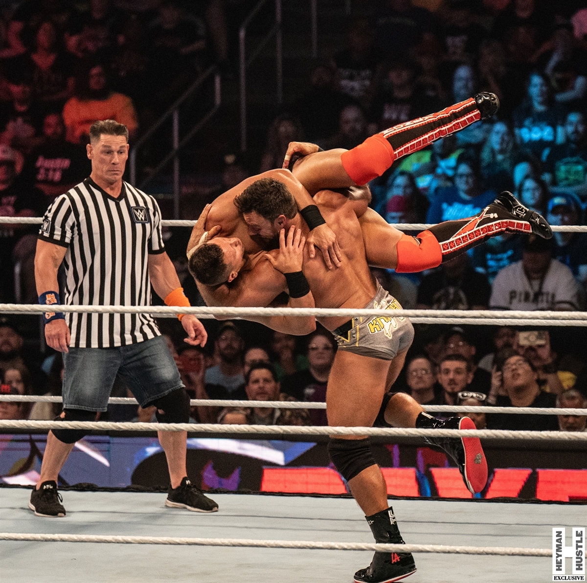 EXCLUSIVE: KIMBERLASSKICK’S PHOTO DIARY OF LA KNIGHT VS THE MIZ AT WWE ...